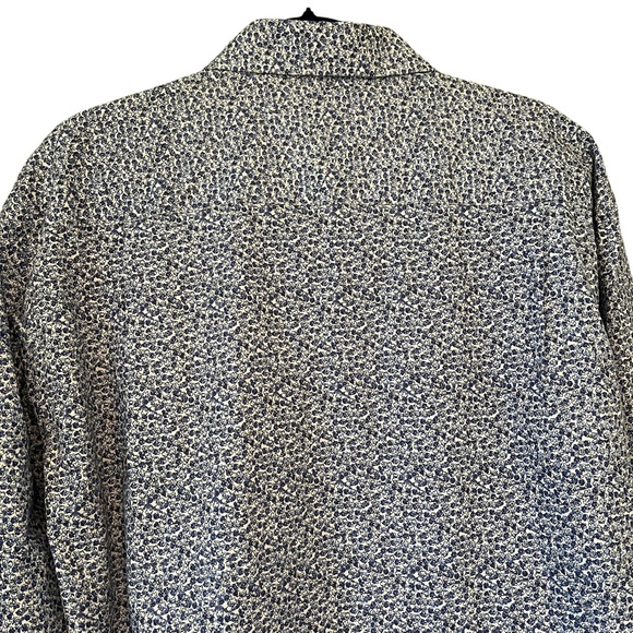 Southern Pines | Shirts | Nwt Southern Pines Blue Floral Print Cotton ...